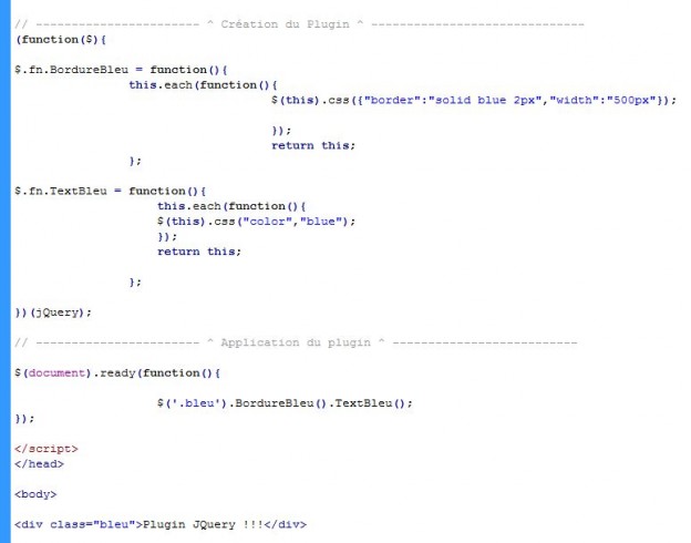 JQUERY - Création de plugin - Tutoriels et Cours